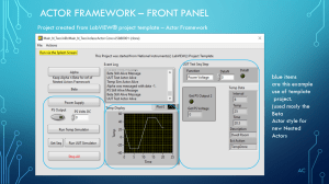 LabVIEW(R) Actor Framework – Example Use. | Test Engineers Resource