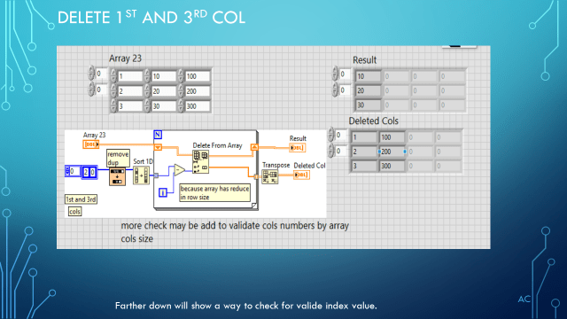 LV 2D Array ( Add, Insert, Delete) | Test Engineers Resource