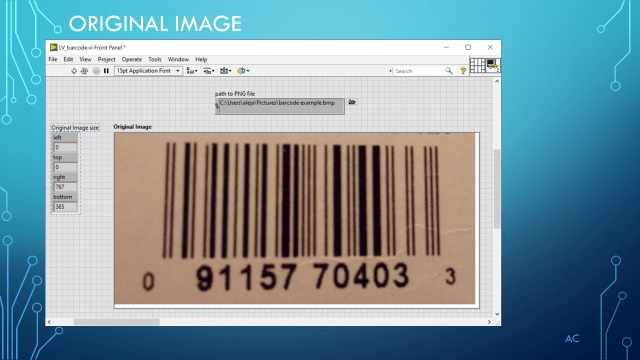 Barcode BMP image to Number | Test Engineers Resource