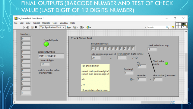 Barcode BMP image to Number | Test Engineers Resource