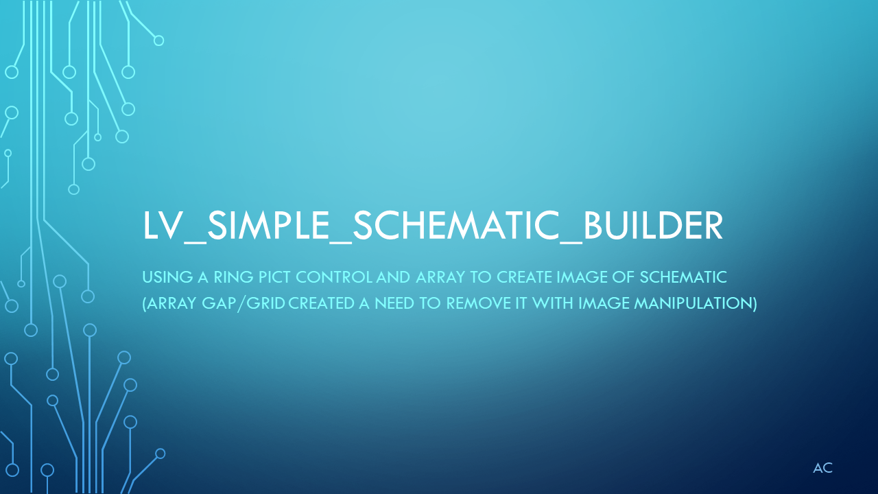 LV Simple Schematic Builder | Test Engineers Resource