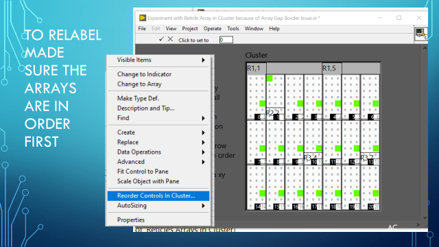 LV Wafer Display (Reticle and Die) | Test Engineers Resource