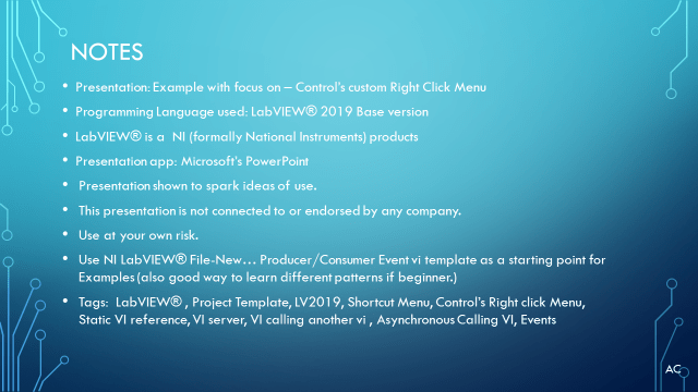 LV Custom Right Click menu for Control | Test Engineers Resource