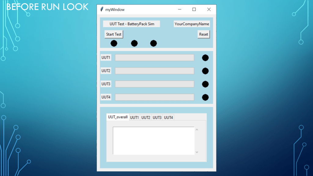 Python GUI Four UUT with Threading, progressbar, tab | Test Engineers ...