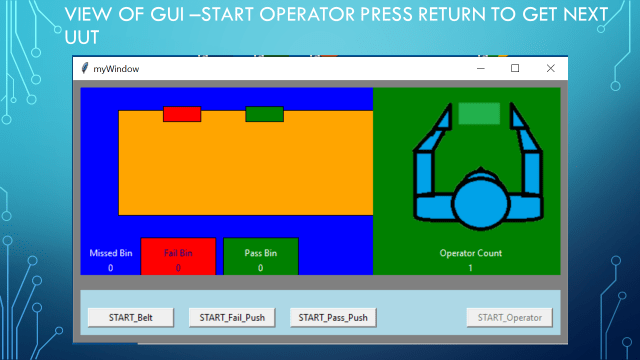 Python GUI – Production Line example | Test Engineers Resource