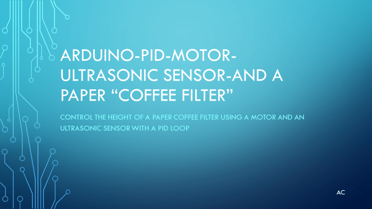 Arduino PID with Motor, Ultrasonic Sensor, and a paper basket type ...